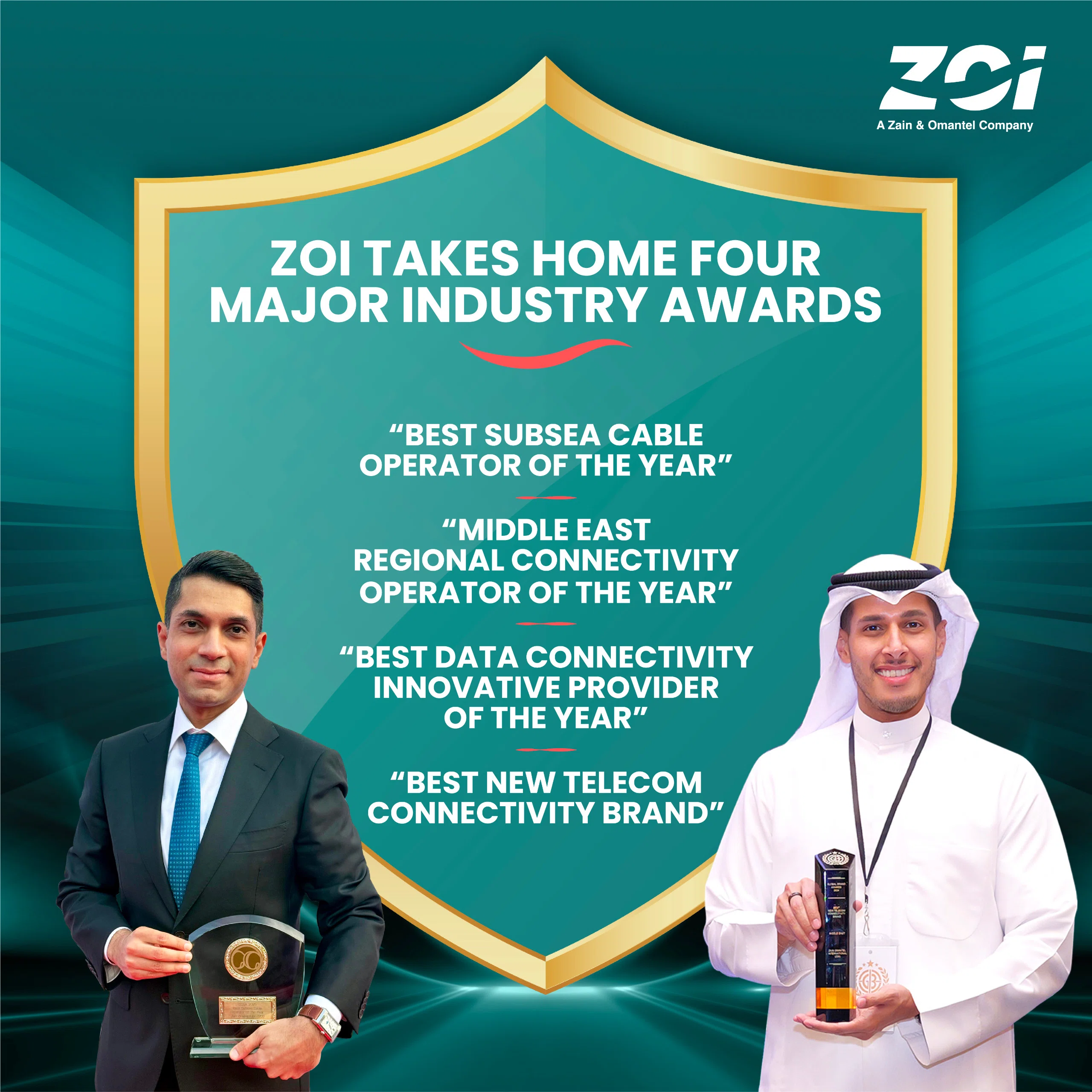 Zain Omantel International takes home four major industry Awards ...